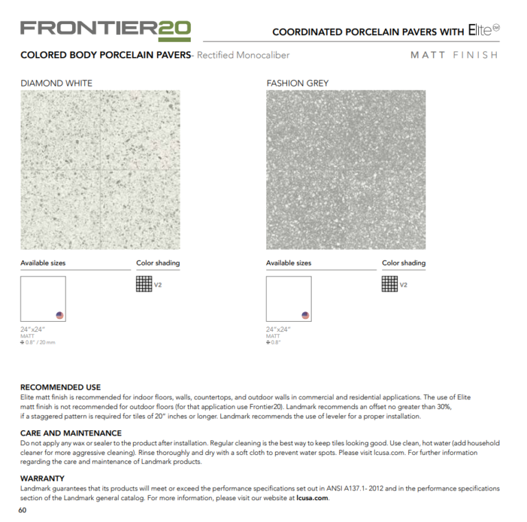 Elite by Landmark | Tile X Design