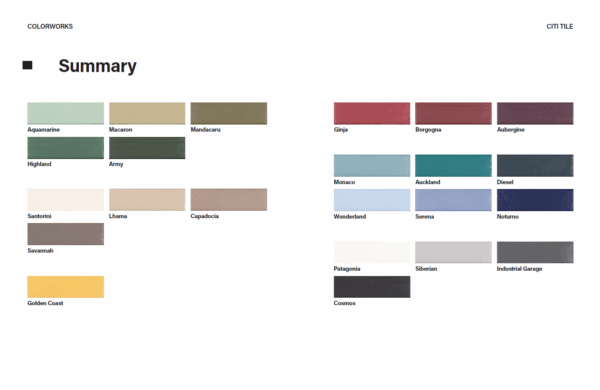 Colorworks by Citi Tile | Tile X Design